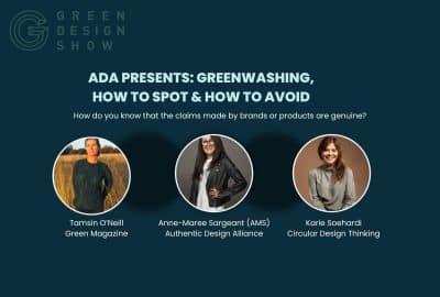 ADA TALK:: Avoiding Greenwashing, Green Design Show - Authentic Design ...